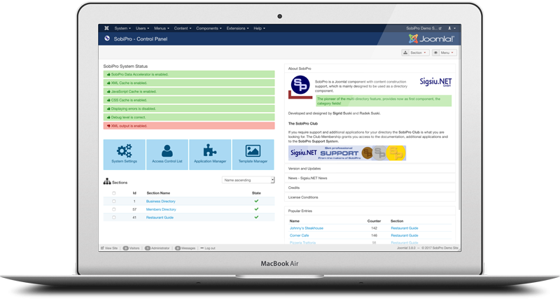 SobiPro Component - Information Center